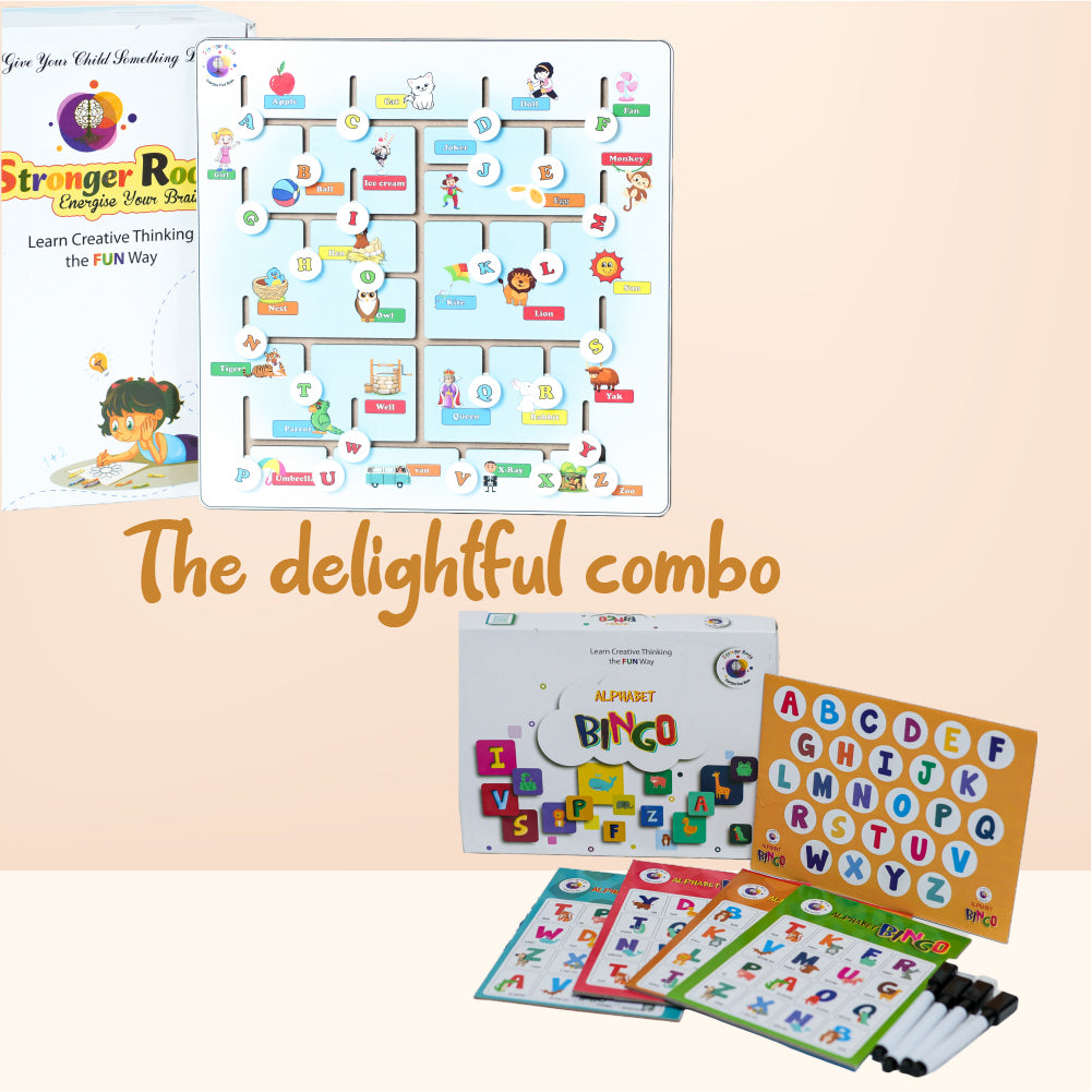 Alphabet Bingo + ABC Maze (Combo Pack) – Strongerroots