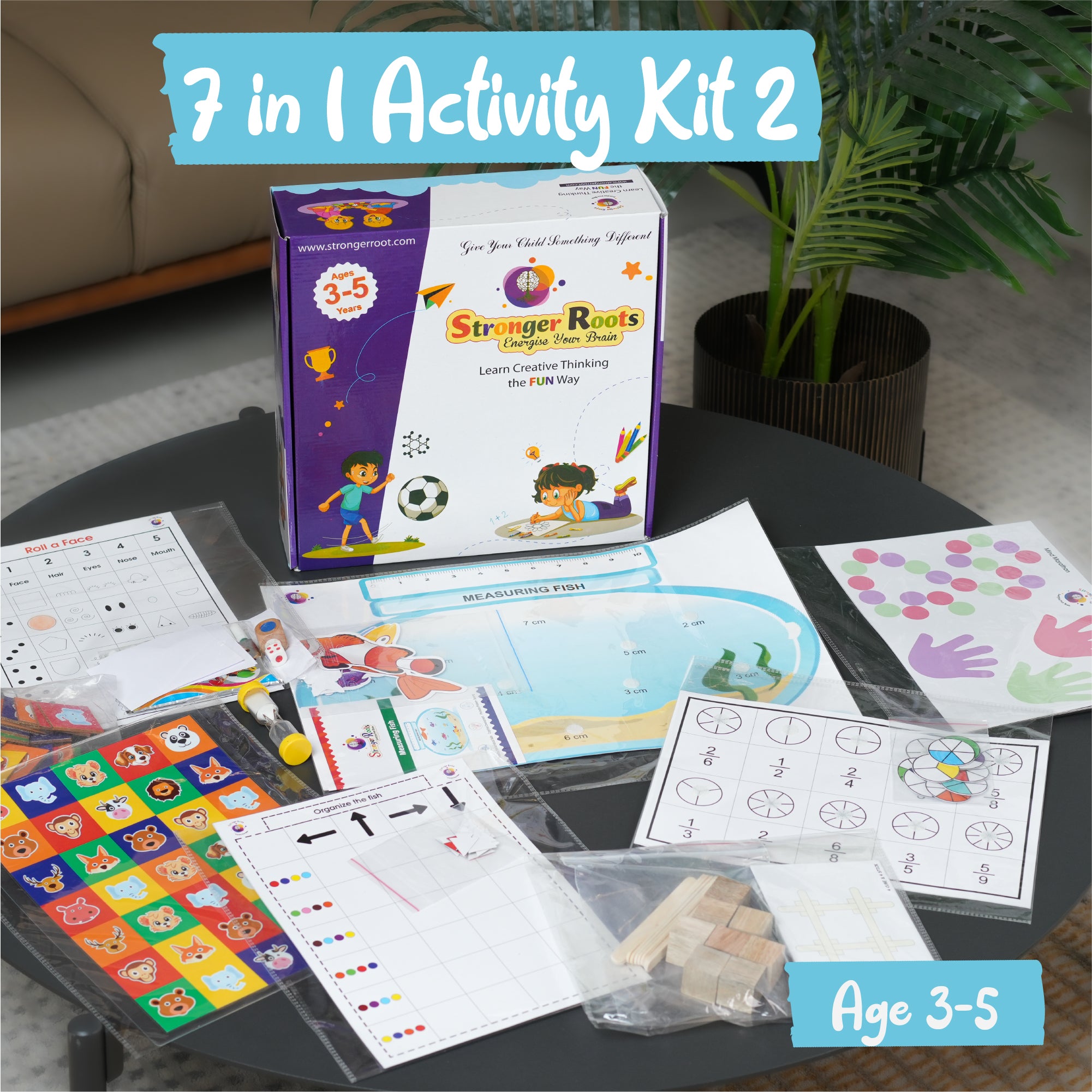 Activity Box 7 in 1 Early Learning Toy Set 2 (for ages 3-5 years ...