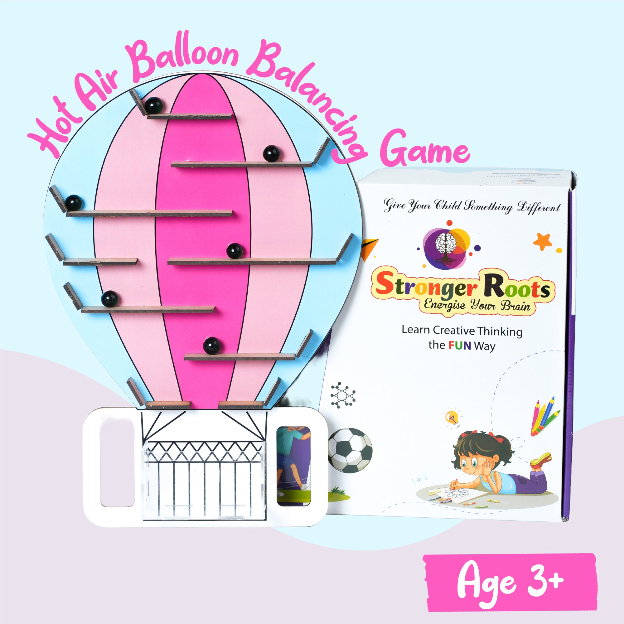 Hot Air Balloon-Balancing Game (for ages 3+ years) – Strongerroots